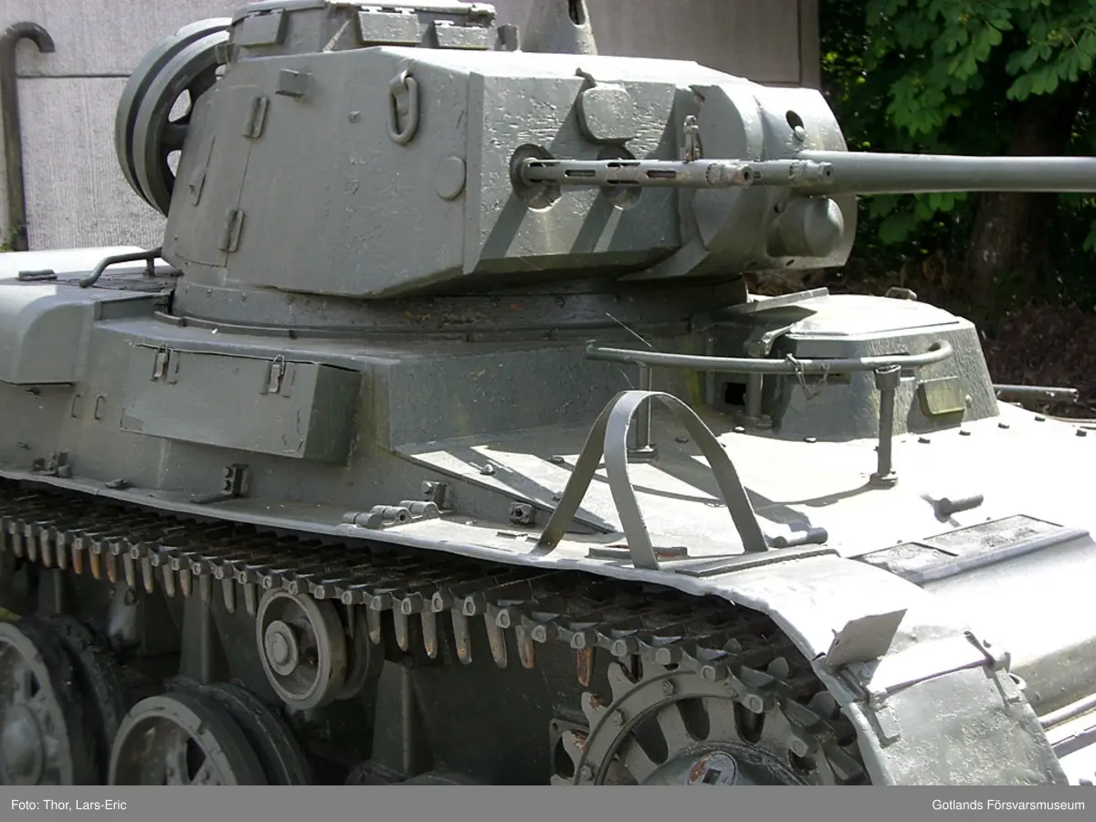 Stridsvagn m/40 - Gotlands Försvarsmuseum / DigitaltMuseum