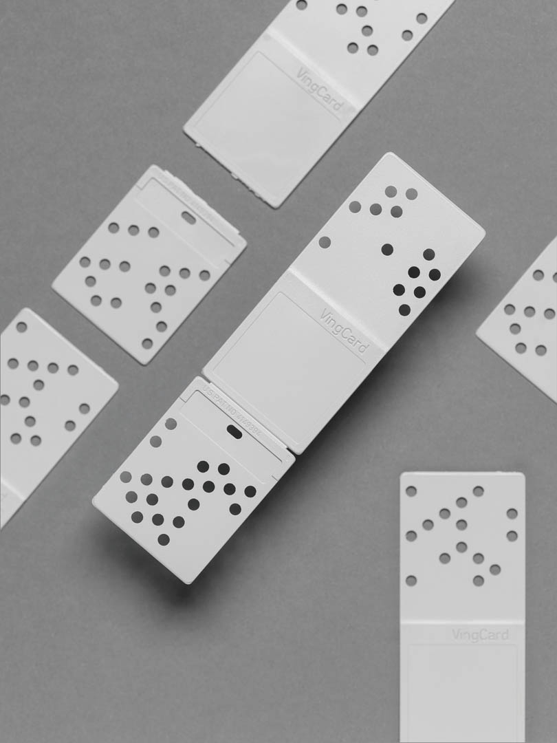 Hullkort fra VingCard ElSafe - Moss by- og industrimuseum