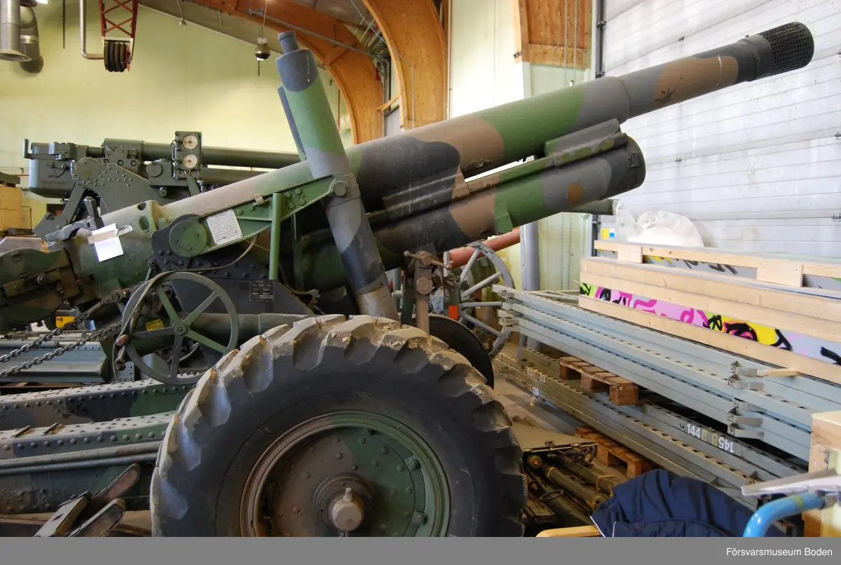 15 cm haubits m/1939 B - Försvarsmuseum Boden / DigitaltMuseum