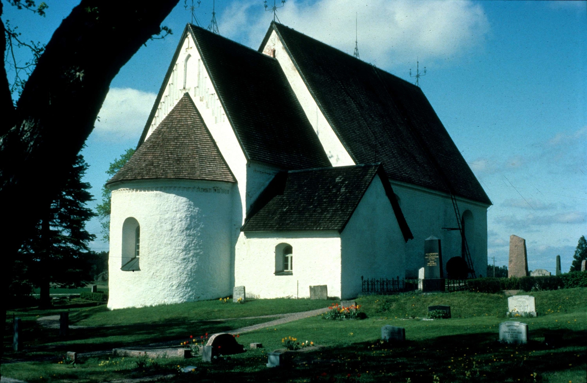 Funbo kyrka, Funbo socken, Uppland 1983 - Upplandsmuseet / DigitaltMuseum